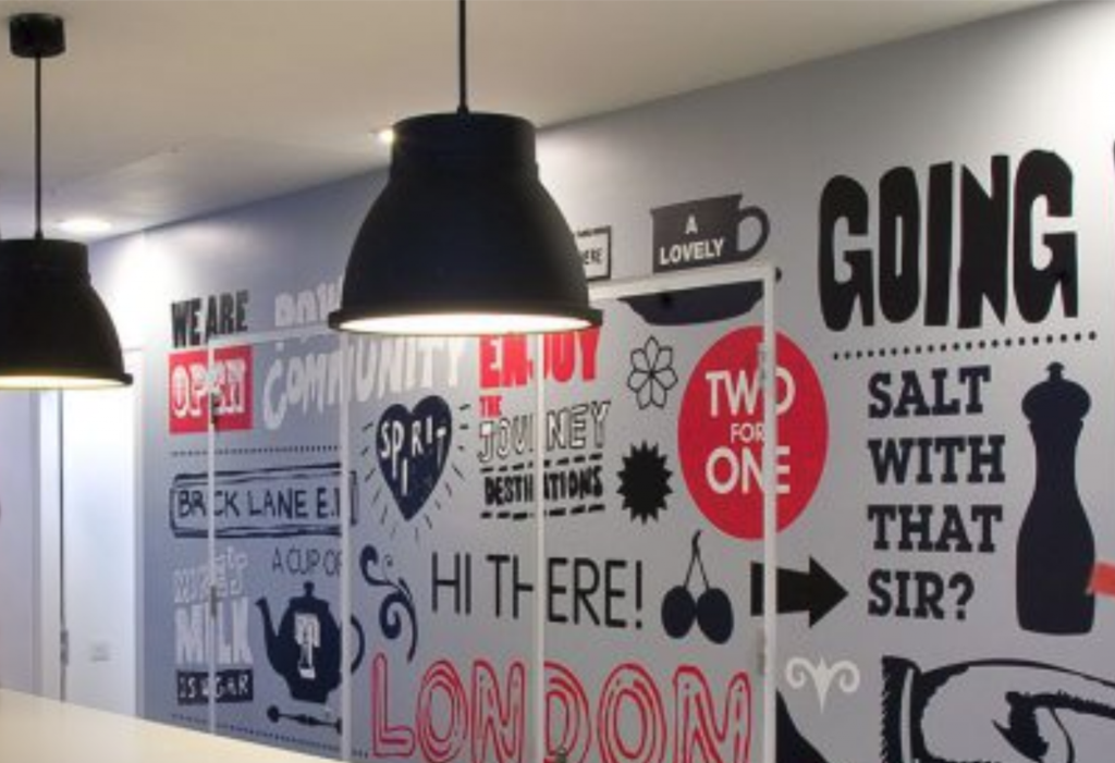 Branded Wallpaper can Boost your Business and Add the WOW Factor.