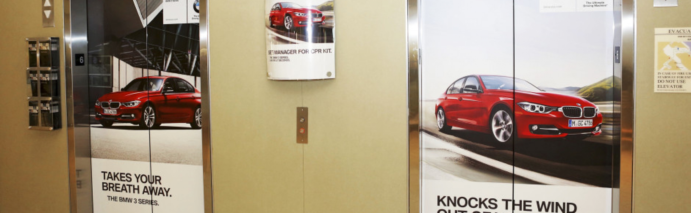 Lift Ads. Lift your game with punchy & effective elevator advertising!