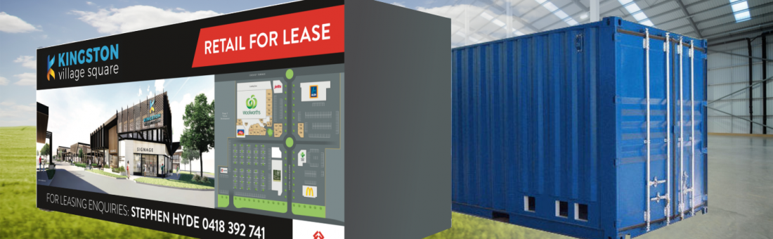 Shipping container ads are a quick way to make a big impact