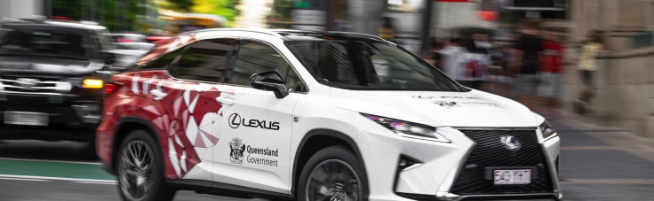 Lexus RX Vehicle Wraps for Special New Technology Trial